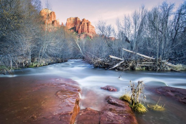 A rushing river just outside of Sedona AZ - Photorator