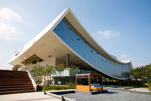 National Library of Sejong City South Korea - Photorator