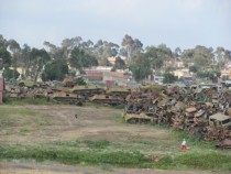 Tank cemetery in Eritrea - Photorator